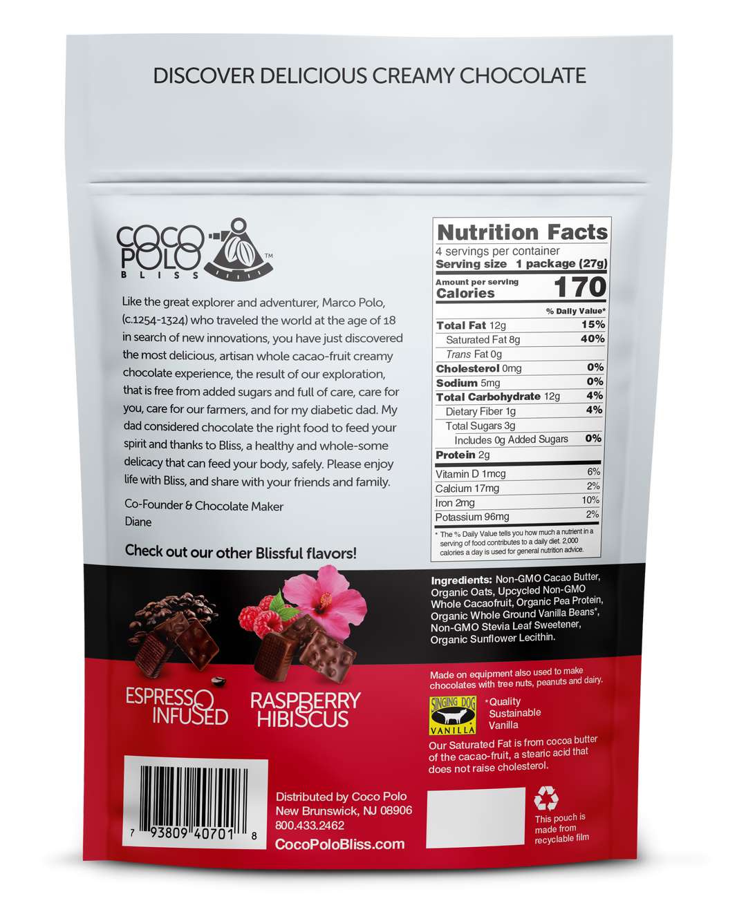 Pure Cacao Chocolates | Luxury Chocolates | Coco Polo Bliss